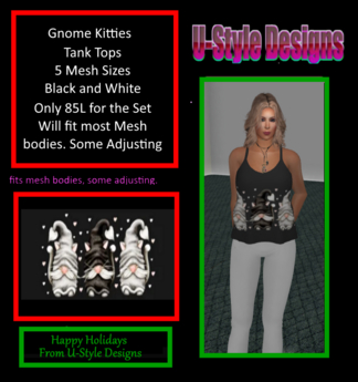 Second Life Marketplace - Gnome Kitties 5 Sizes